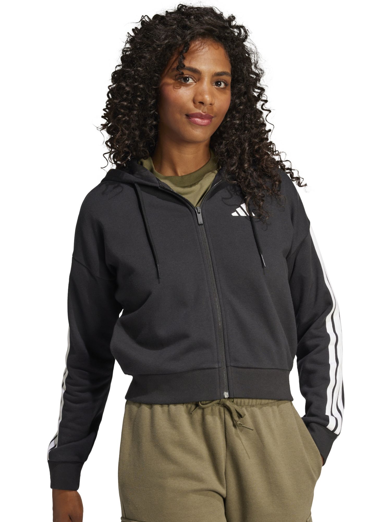 Campera Adidas Essentials French Terry 3 Stripes